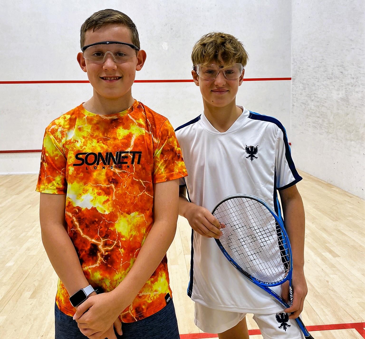 Future Squash Stars in Action at Beds County Closed - Club Towers