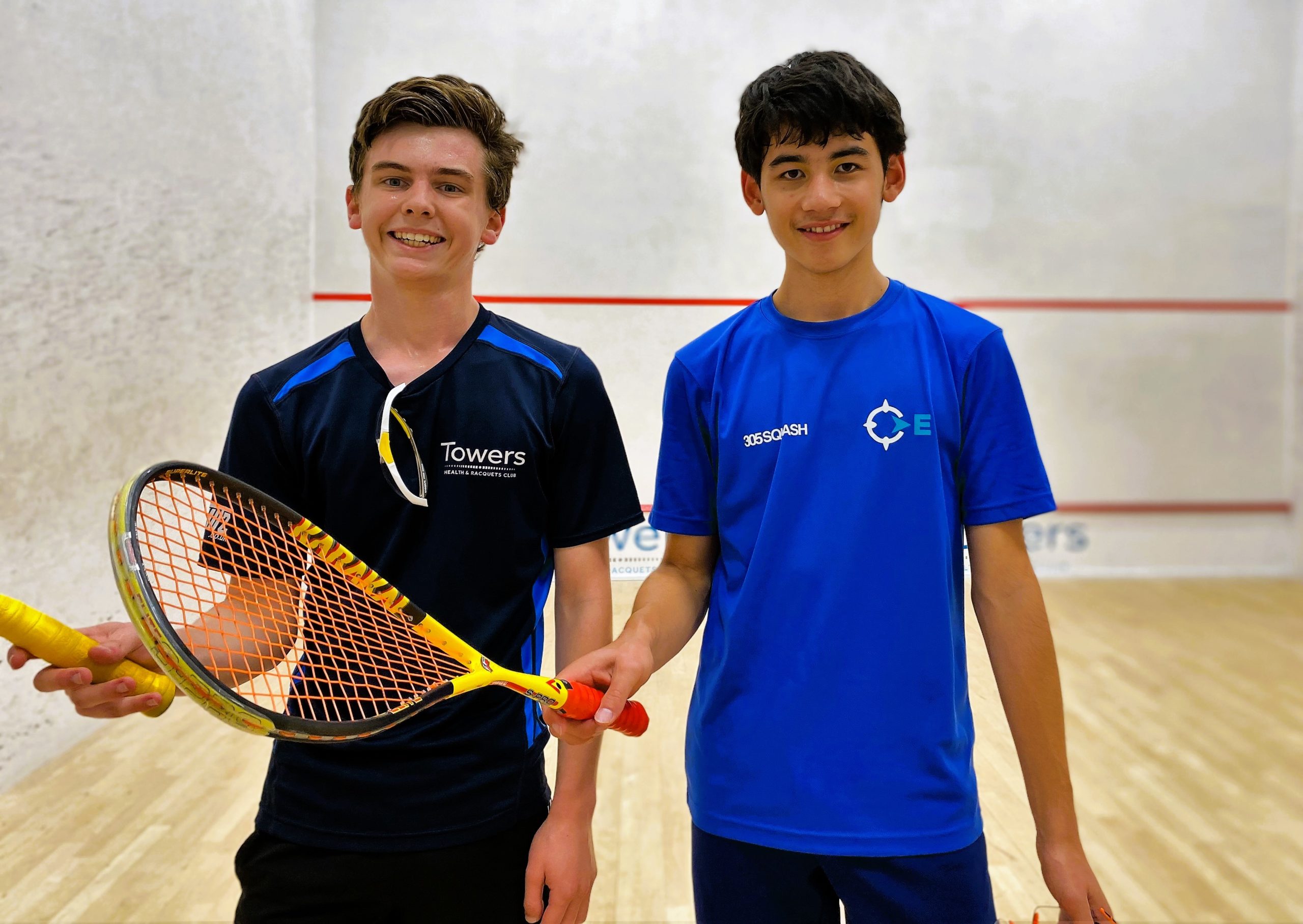 Future Squash Stars in Action at Beds County Closed - Club Towers